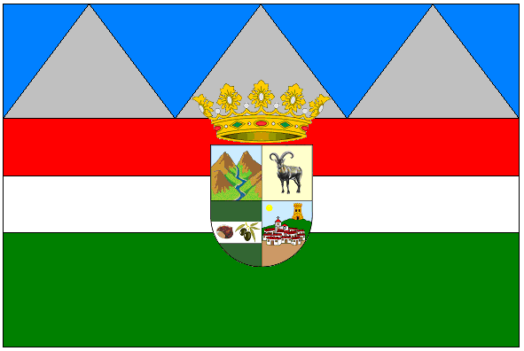 Bandera provincial :: Ronda. Provincia de Andalucía.